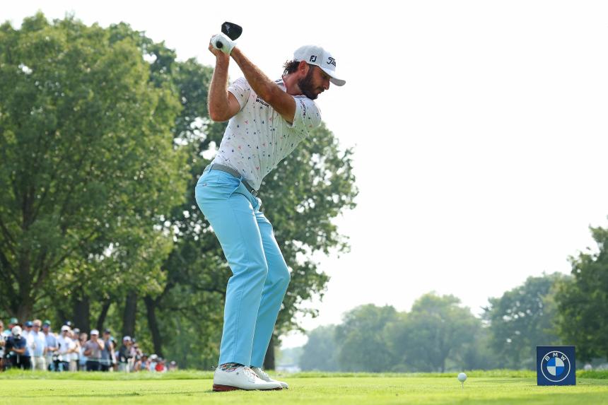 In the zone, Max Homa rolls in 10 birdies to set course record and lead BMW Championship | The ...