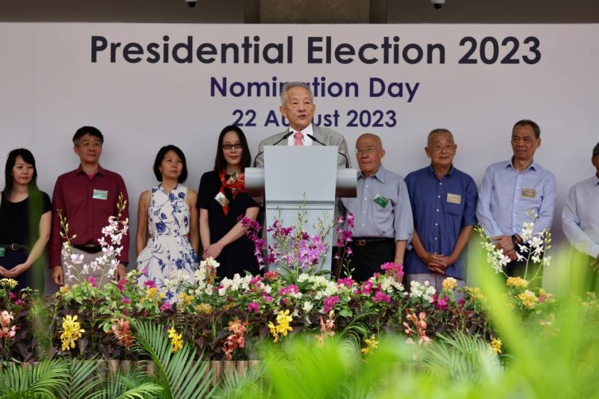 I am standing for president to protect three national treasures: Ng Kok ...