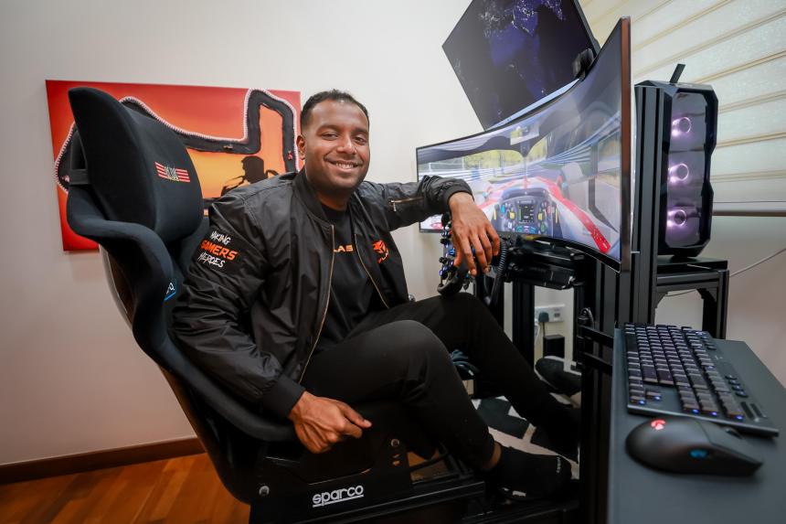 From gamer to driver: Home-grown pro e-racer sees his dream on the big ...