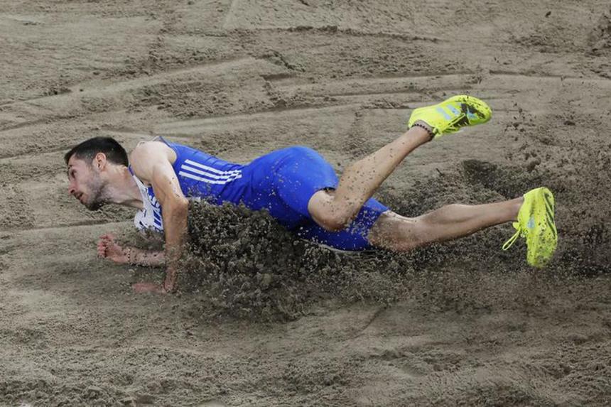 Greek Miltiadis Tentoglou wins long jump gold with final leap | The ...