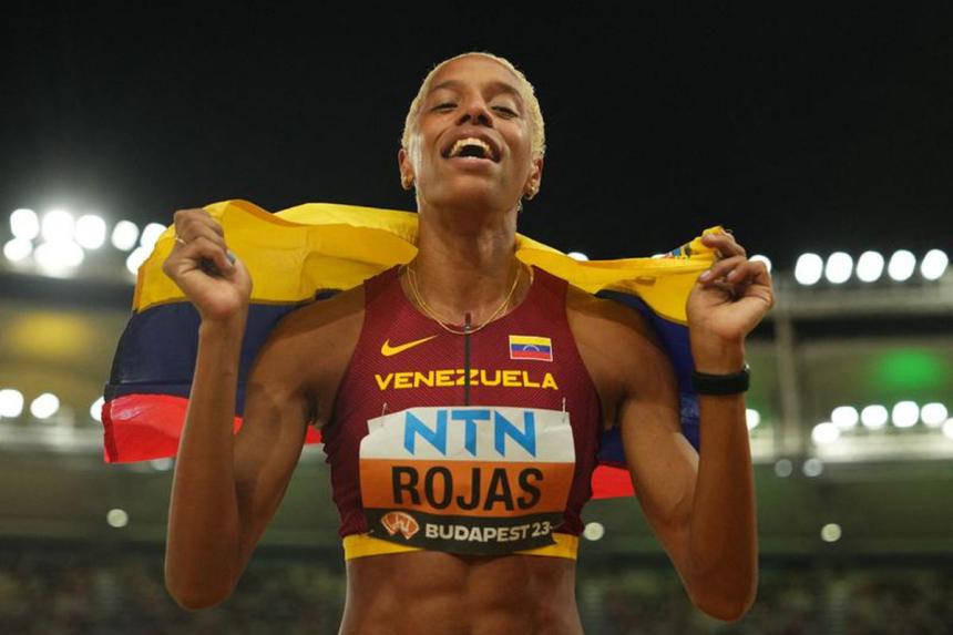 Athletics-Rojas claims fourth straight world triple jump title with ...