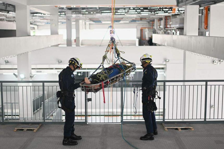 New facilities let SCDF officers train in highly realistic emergency ...