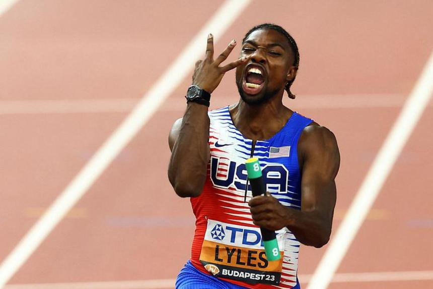 Athletics-U.S. men get the baton round to take 4x100m relay gold | The ...