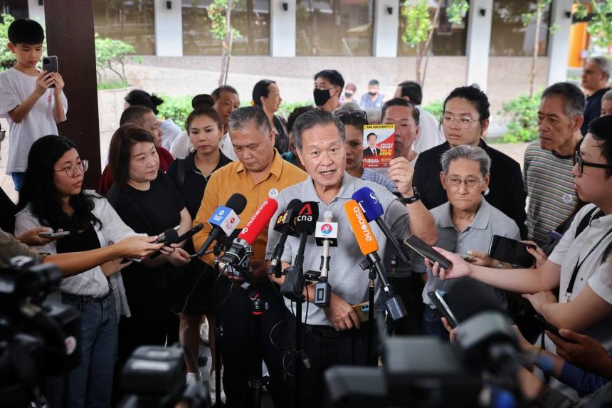 Tan Kin Lian says support from opposition leaders does not politicise ...