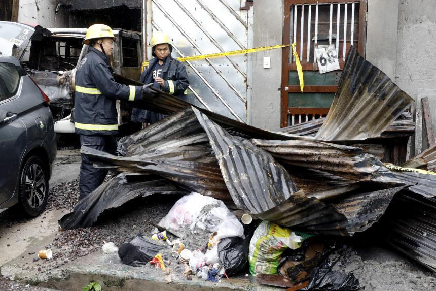 Fire in Philippines residential and warehouse building kills 16 | The ...