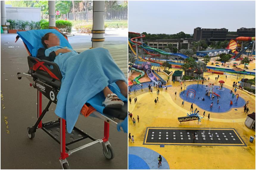 Woman fractures tailbone after going down water slide: This could ...