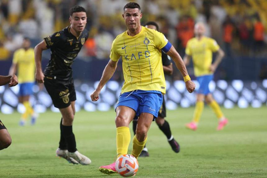 Ronaldo celebrates 850th career goal in Al-Nassr win | The Straits Times