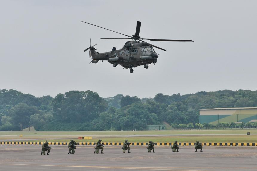 Jet scramble, troop deployment by helicopter on display at RSAF Open ...