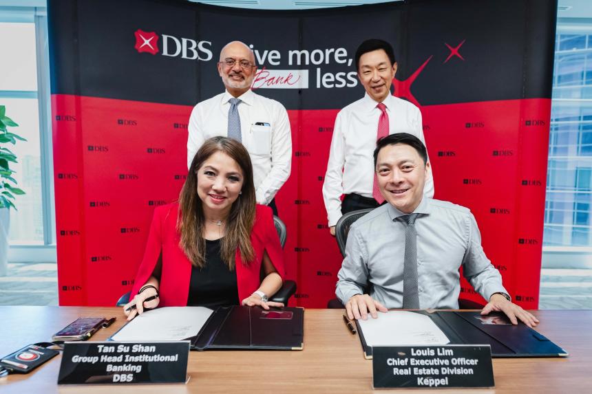 Keppel, DBS tie up to drive sustainable development in Asia | The Straits Times