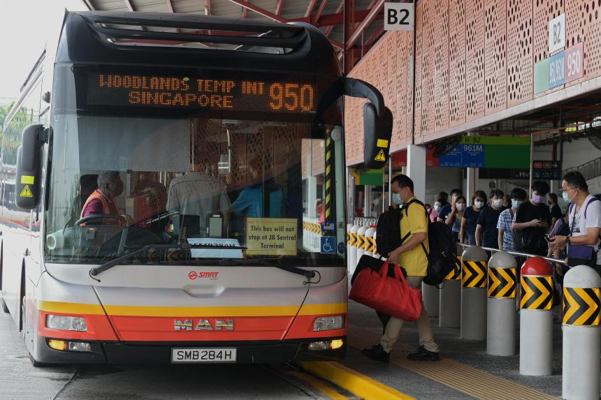 SMRT contracts for Woodlands, Choa Chu Kang-Bukit Panjang bus routes ...