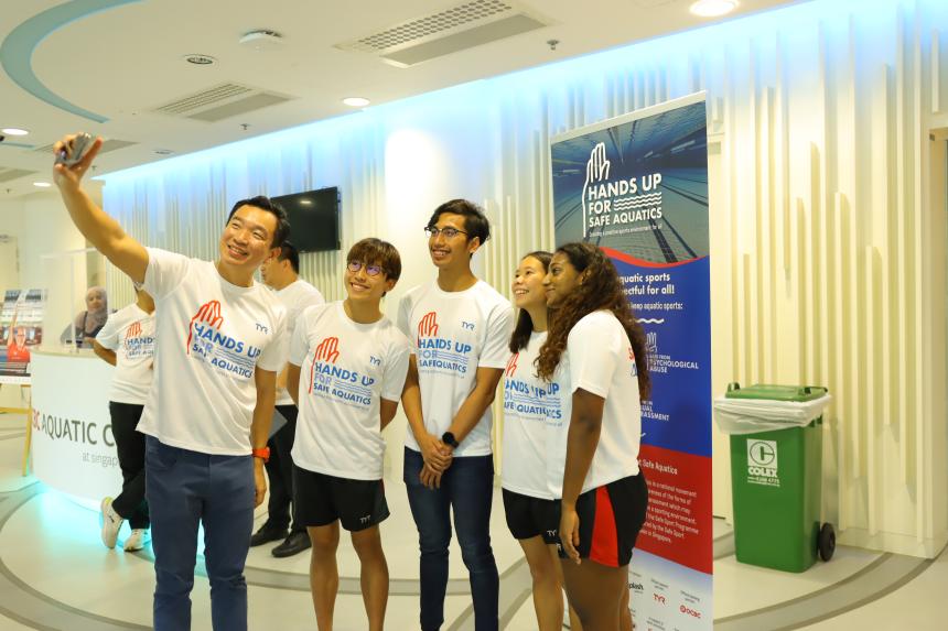 Singapore Aquatics launches Hands Up for Safe Aquatics campaign | The Straits Times