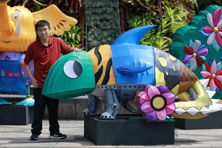 Artists with autism see their lantern designs come to life at Gardens ...