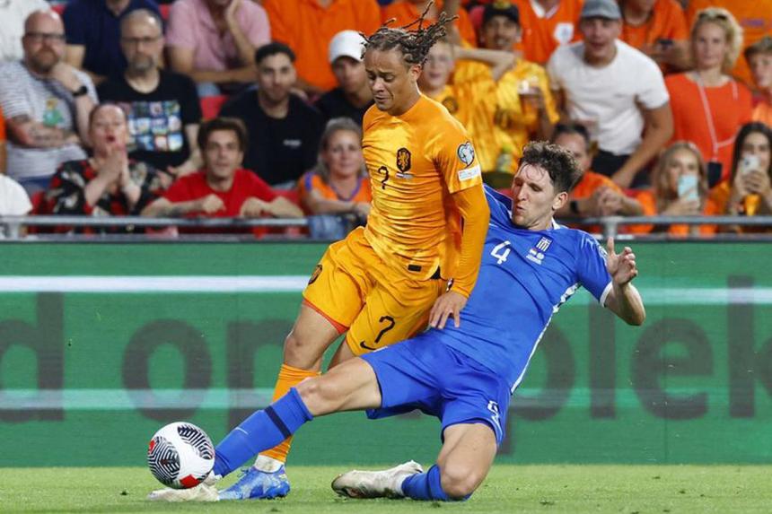 Early Dutch blitz sinks Greece | The Straits Times