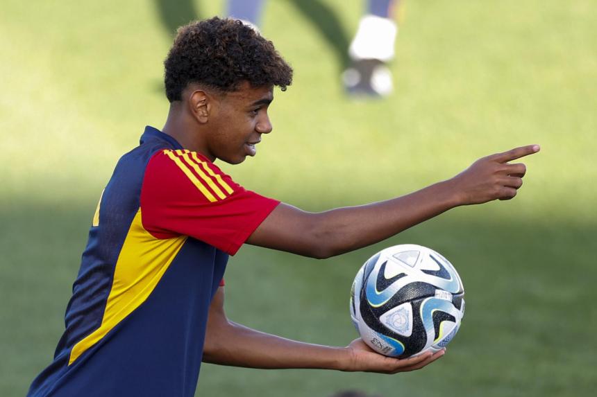 Lamine Yamal becomes Spain’s youngest ever player at 16 | The Straits Times