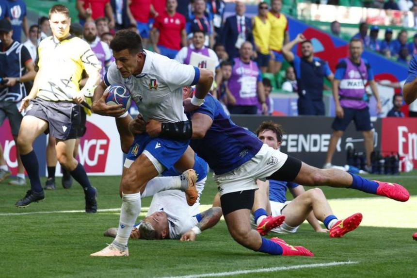 Poor Italy secure bonus-point win over Namibia | The Straits Times