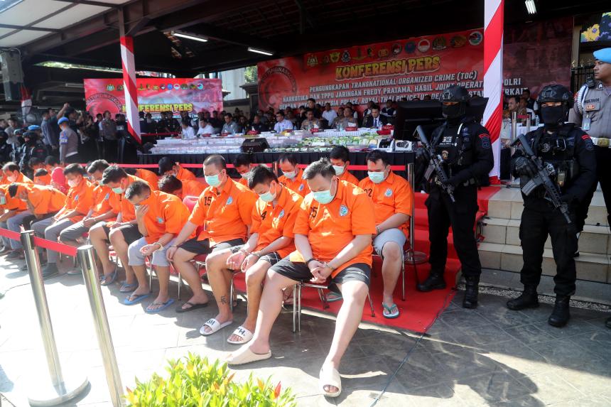 Indonesia police arrest 39 people linked to regional drug syndicate ...
