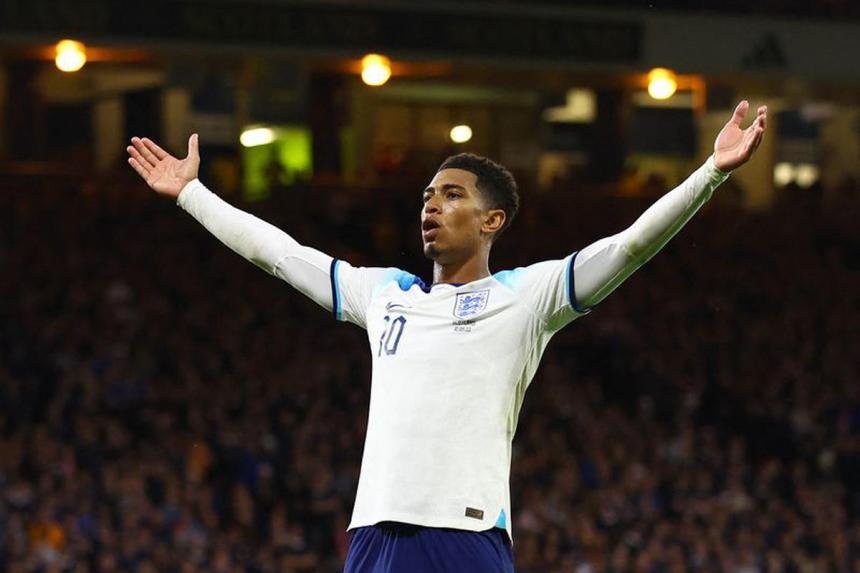 Bellingham revels in free role for England | The Straits Times