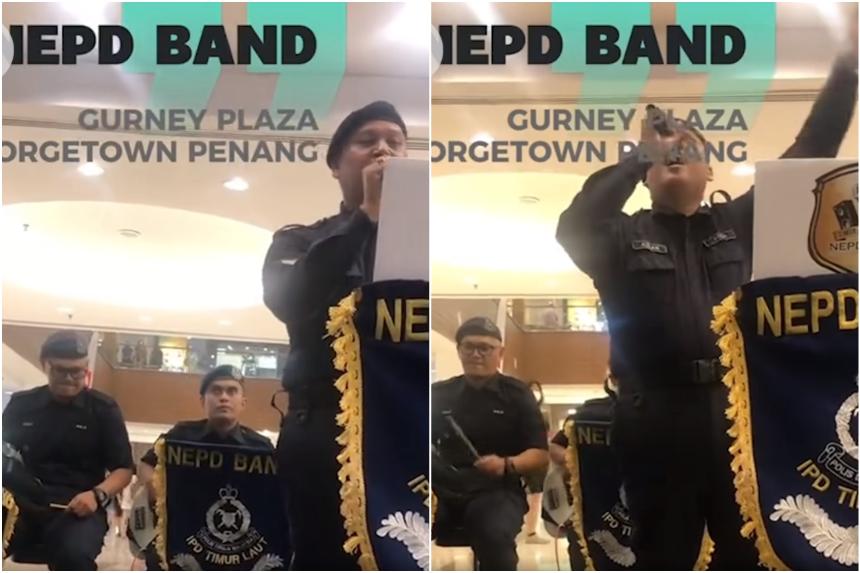 Malaysian police band wows with flawless rendition of Hong Kong rock band Beyond’s hit song ...