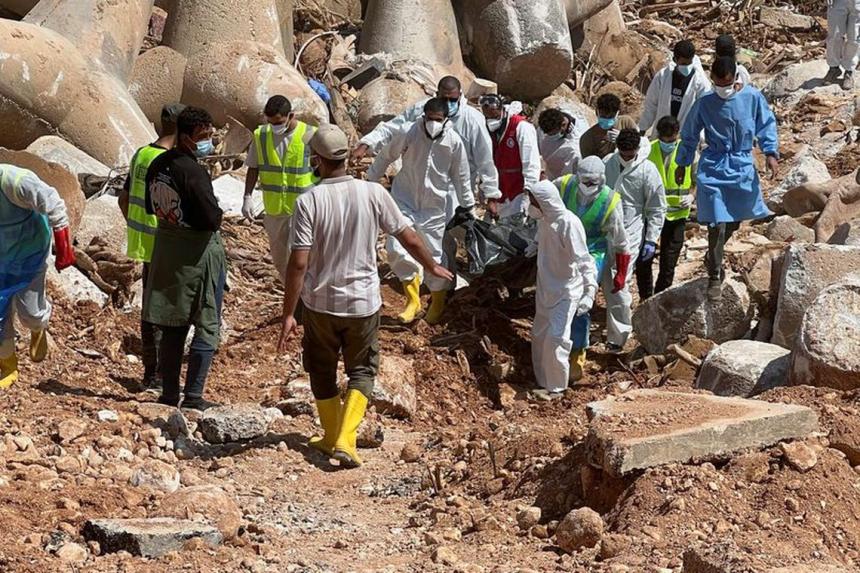 Flood-hit Libyan city counts losses as search for missing goes on | The ...