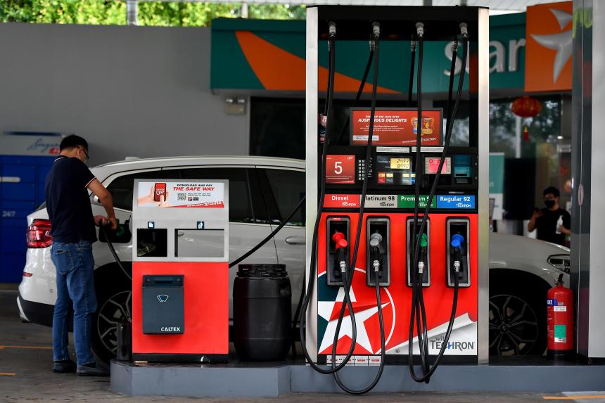 Fuel pump prices continue northwards; 95-octane petrol breaches $3 ...
