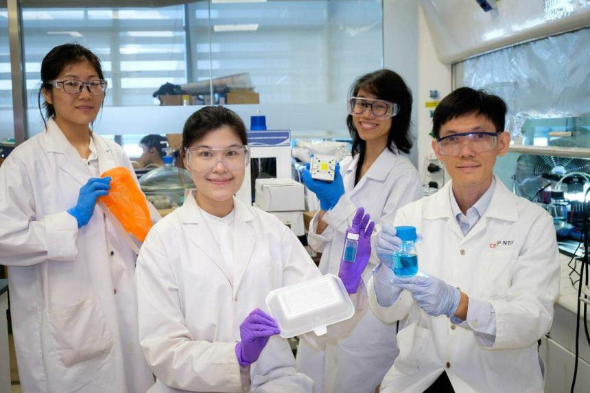 NTU researchers develop new way to recycle plastic that leaves minimal ...