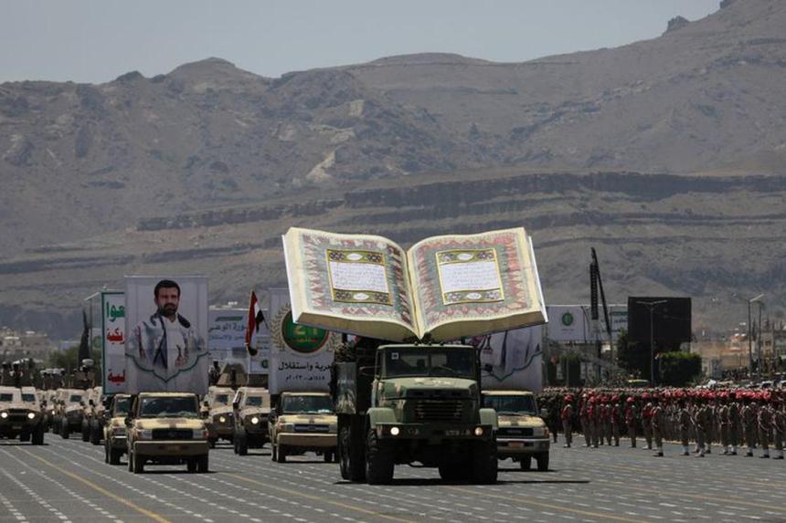 Yemen Houthis flex military muscle in parade as Riyadh seeks ceasefire ...