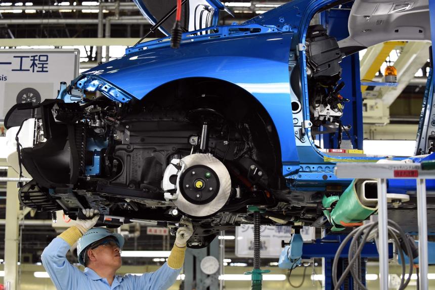 Japan factory activity shrinks, services sector growth slows in ...