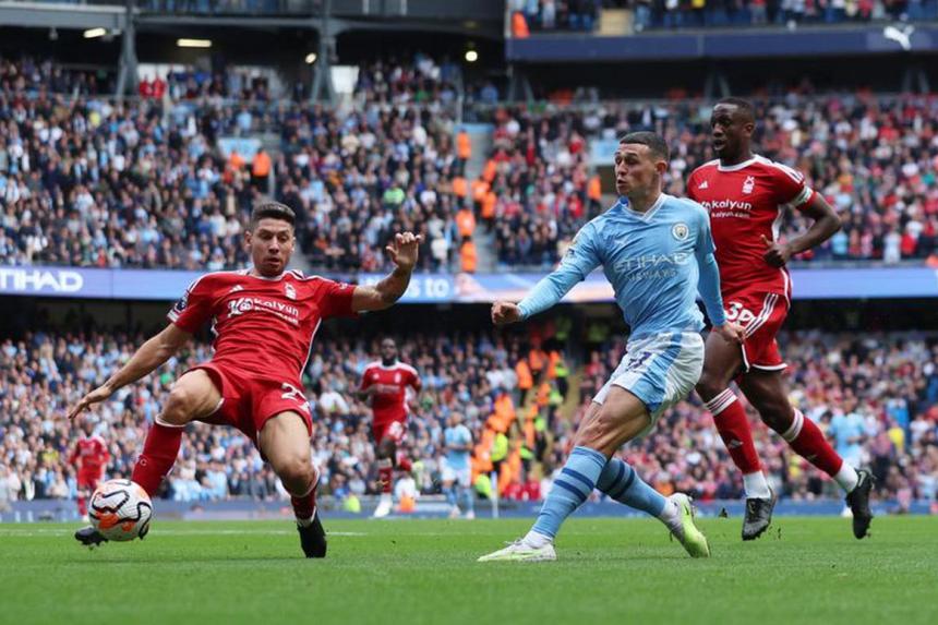 Man City beat Nottingham Forest 2-0 despite Rodri red card | The ...