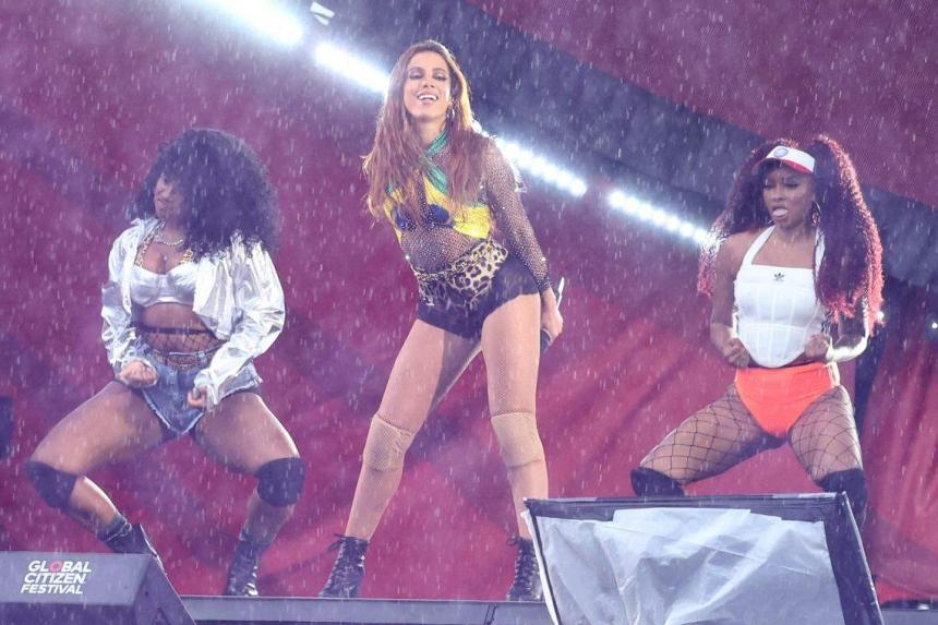 Jungkook, Anitta draw fans to Central Park aid fest despite rain | The ...