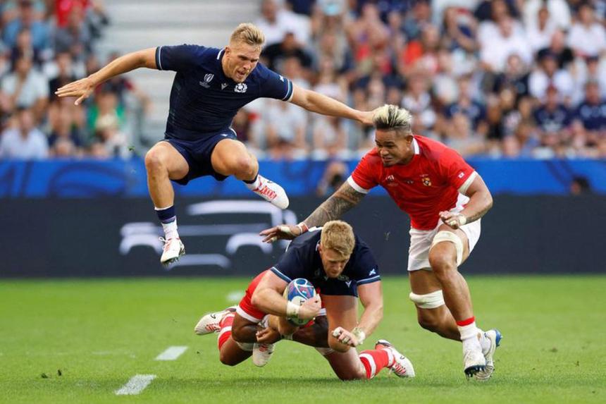 Seven-try Scotland see off Tonga in 45-17 World Cup win | The Straits Times