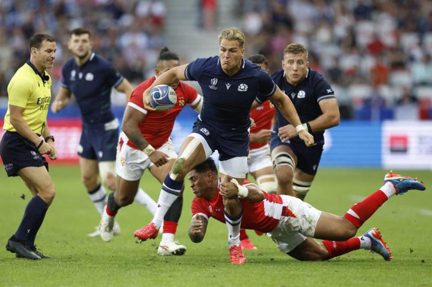 Seven-try Scotland see off Tonga in 45-17 World Cup win | The Straits Times