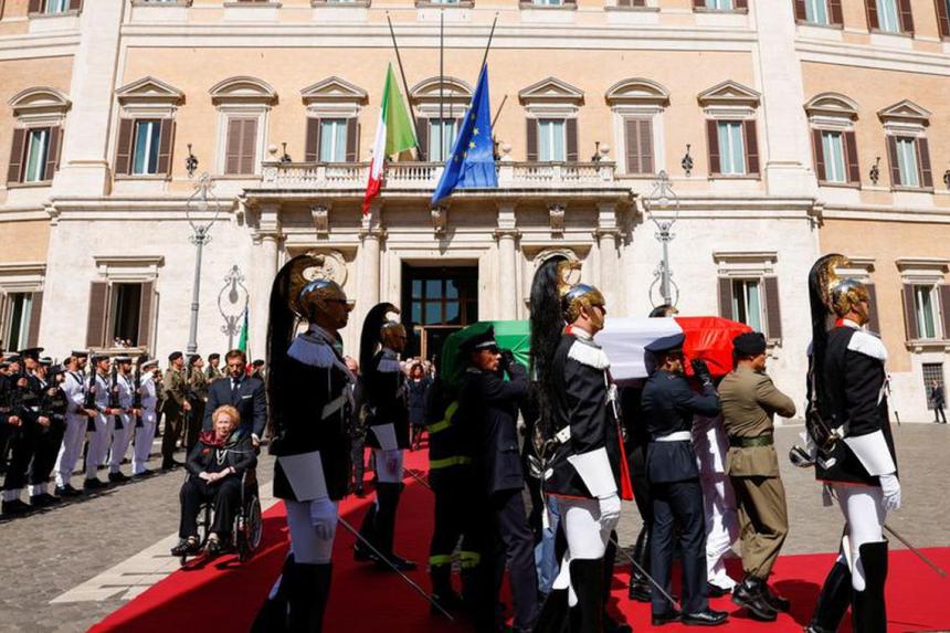 Napolitano laid to rest in Italy's first secular funeral for president ...