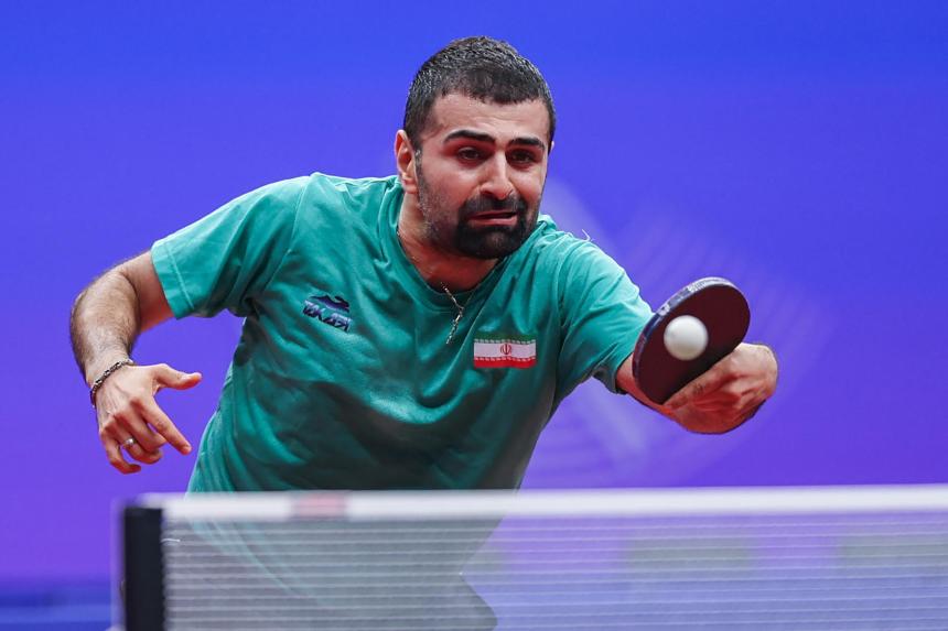 ‘Backhand man’ Noshad Alamiyan propels Iran to coveted table tennis ...