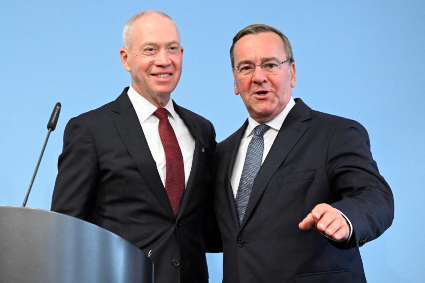 Germany and Israel sign ‘historic’ missile shield deal | The Straits Times
