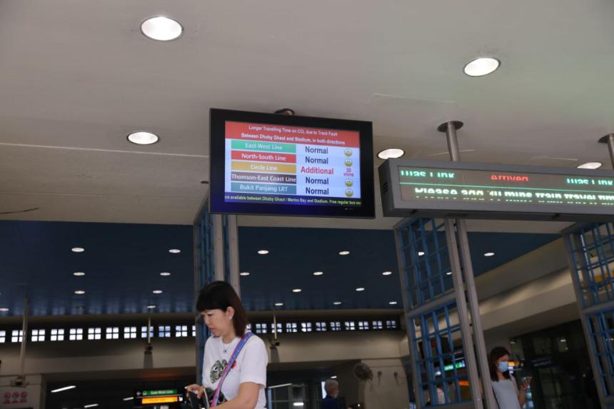 Train service on Circle Line restored after cracked rail causes delays ...