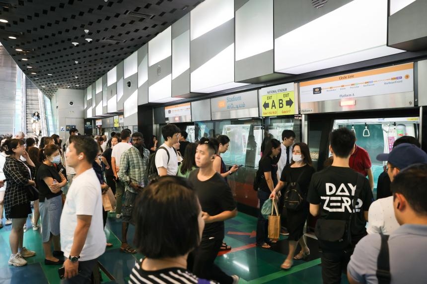 Train service on Circle Line restored after cracked rail causes delays ...