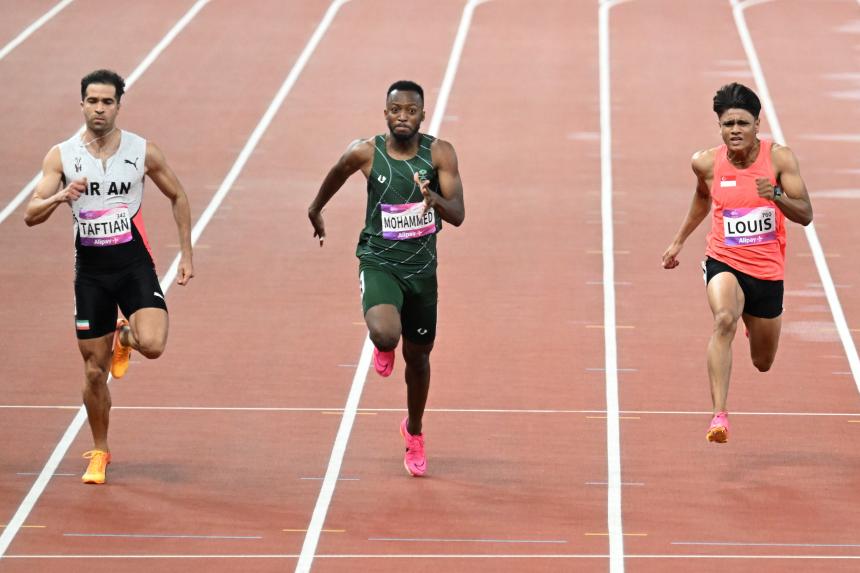 Marc Louis clocks 10.27 seconds to finally break Singapore’s ...