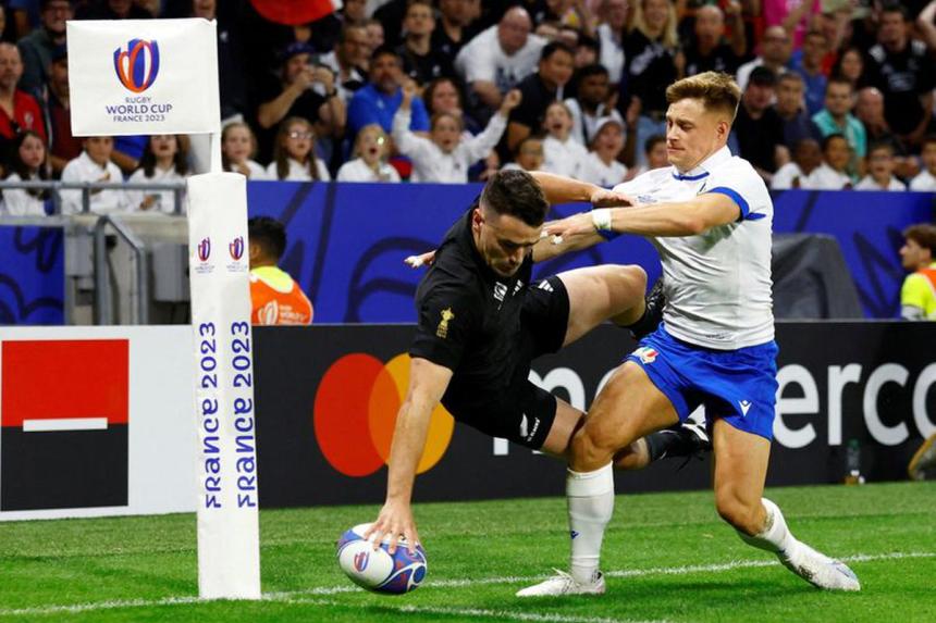 Relentless All Blacks dismantle Italy 96-17 in Lyon | The Straits Times