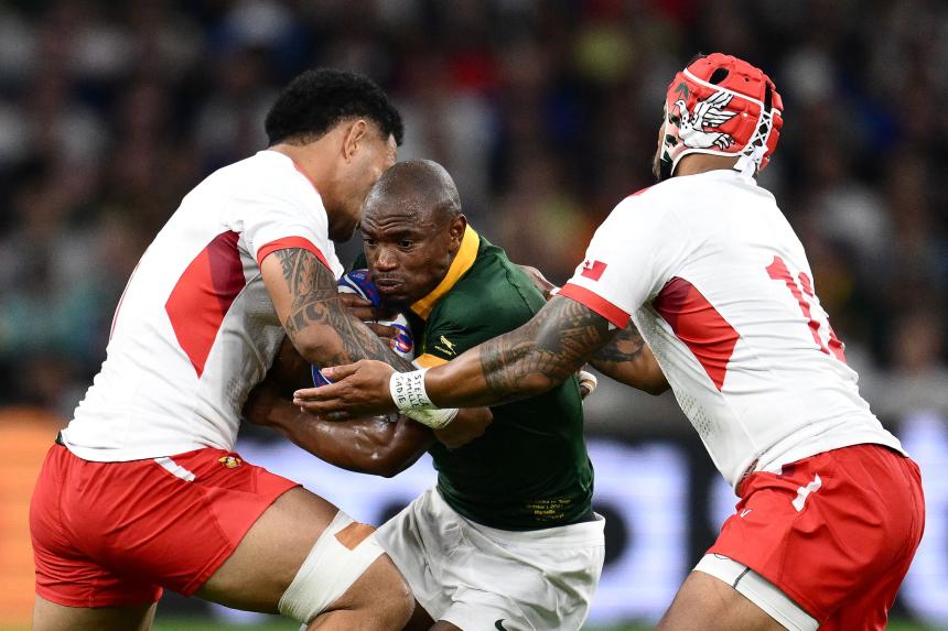 South Africa sweat on Makazole Mapimpi’s injury after Rugby World Cup win over Tonga | The ...