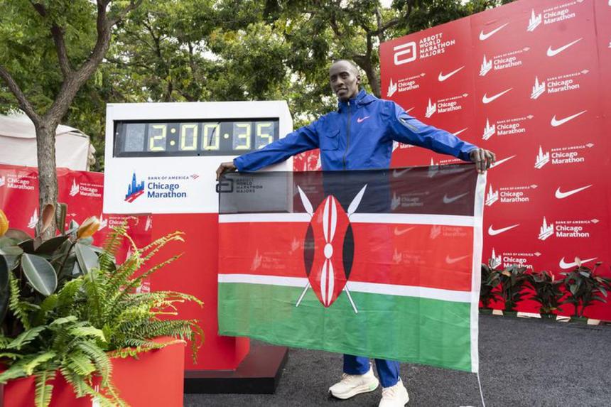 New marathon world record holder Kelvin Kiptum’s coach fears intense ...