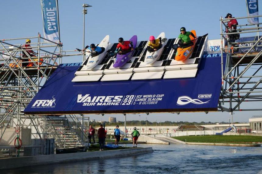 Canoeing-Paris experiences excitement of kayak cross before Olympic ...