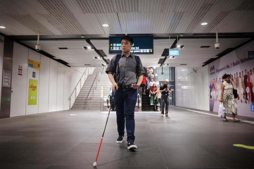 SBS Transit launches app to guide visually impaired around bus ...
