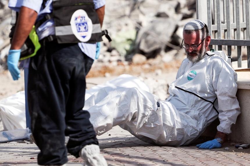 ‘I was falling apart’: Israeli describes horror of collecting corpses ...