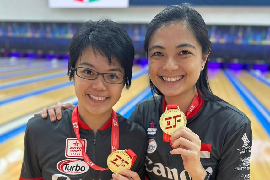 A ‘special’ win for Cherie Tan, who earns doubles gold with sister ...