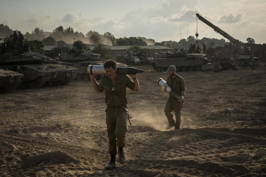 Israeli troops wait in fields near Gaza in sign of imminent invasion ...