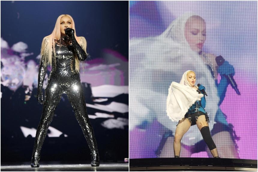 Madonna puts health woes behind her to launch 40th anniversary tour ...