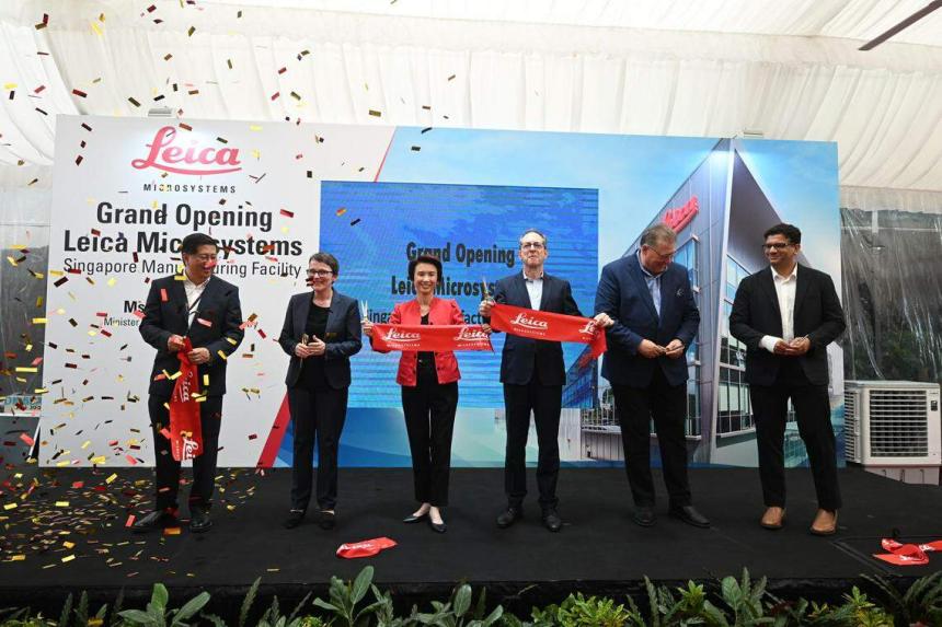 Medtech firm Leica Microsystems opens $82m facility in S’pore, will ...