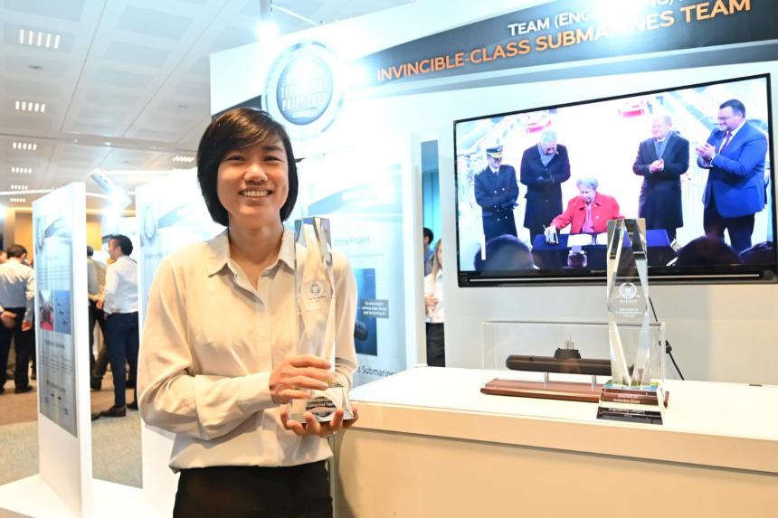 Team behind S’pore’s first custom-built submarines wins defence technology prize | The Straits Times
