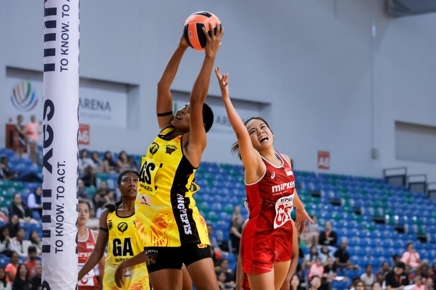 Singapore fall 52-50 to Papua New Guinea in netball Nations Cup opener ...