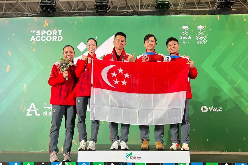 Celebrations on hold after Jowen Lim bags wushu bronze at World Combat ...